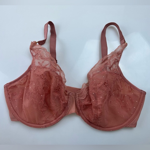 Chantelle | Intimates & Sleepwear | Chantelle Peach Lace Bra N2755 ...